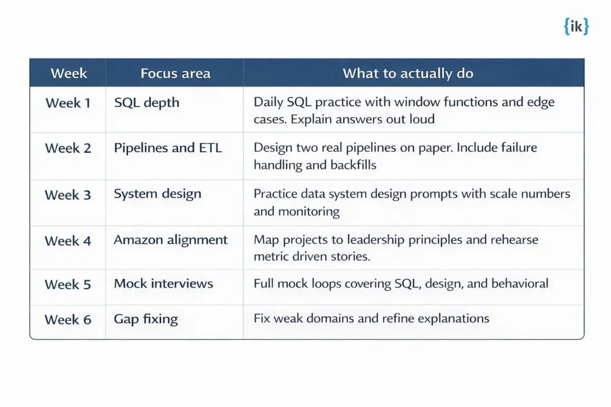 Amazon Data Engineer Interview Guide: How to Prepare in 2026